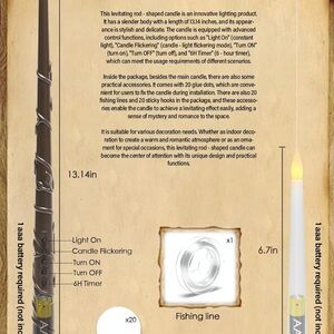 Magic Deco Candles | Party Supplies | Flameless Floating Candles With ...